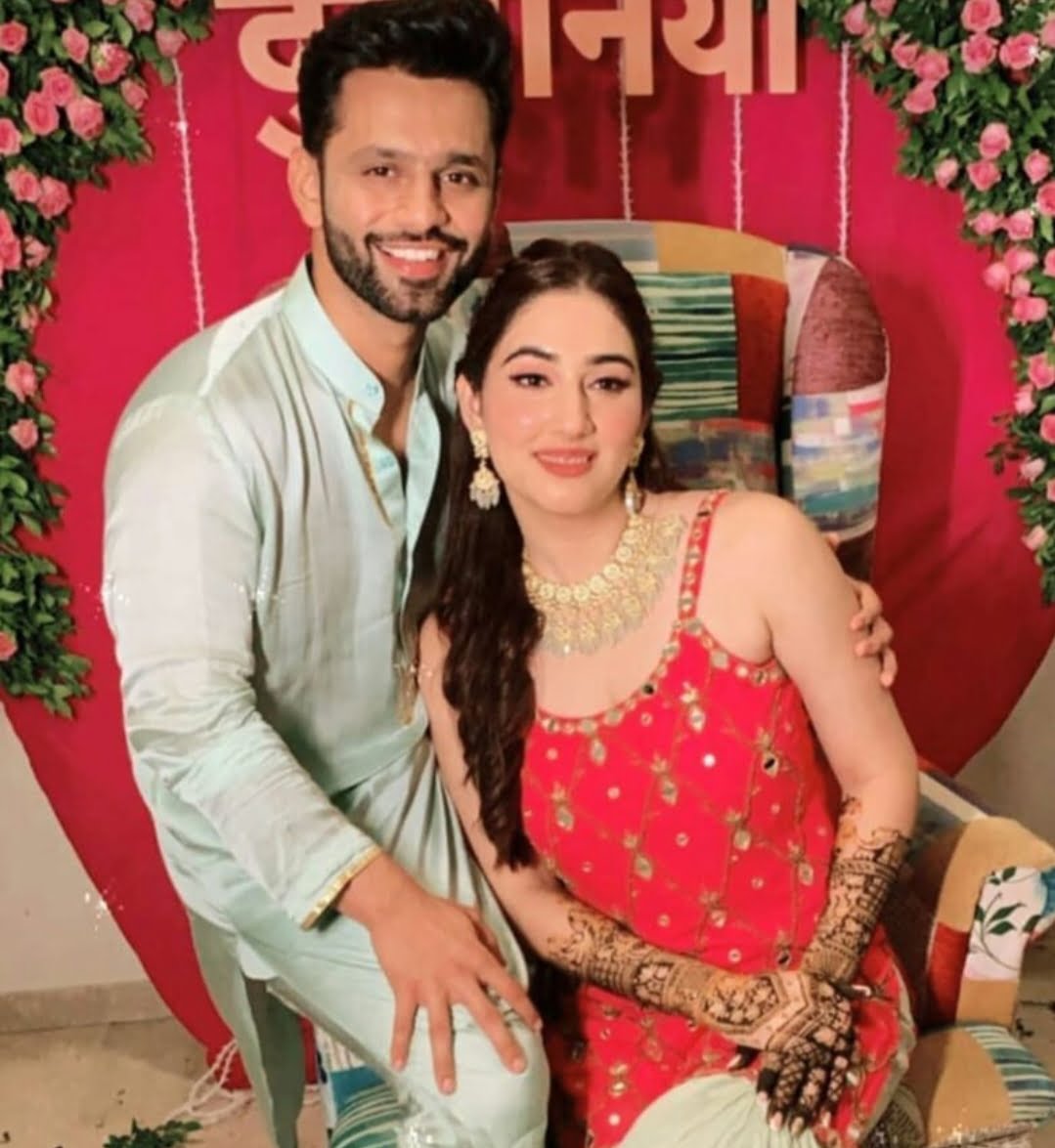 TheDisHulWedding: Rahul Vaidya And Disha Parmar Glows Mehendi Ceremony ...