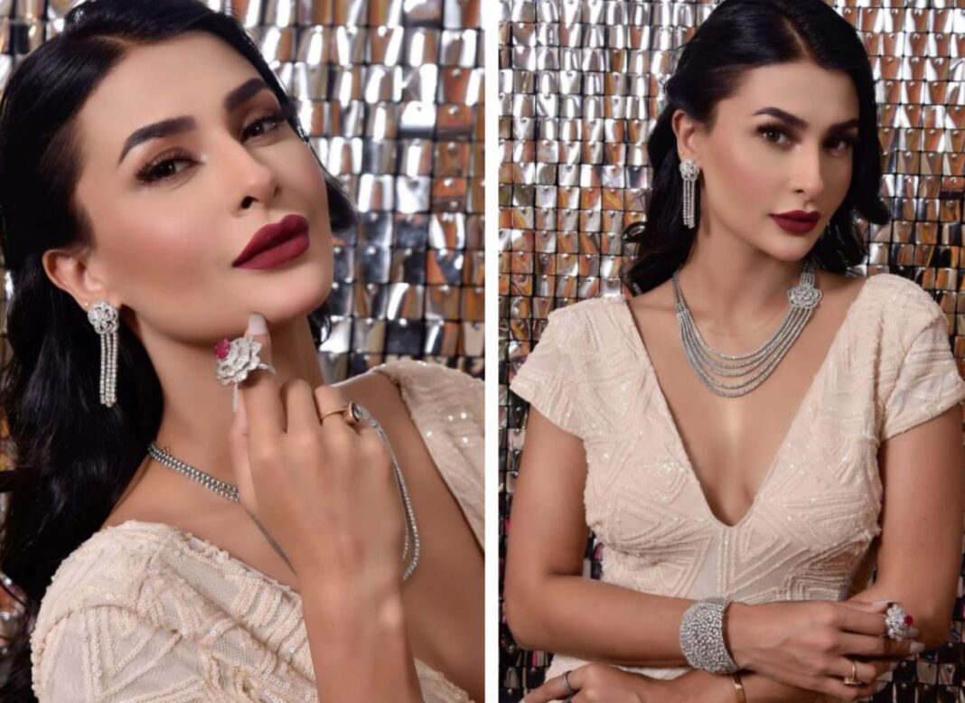 Pavitra Punia Looks Glam In White High Slit Dress